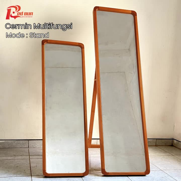 Jual standing mirror full body cermin full body Cermin Dinding Bingkai ...