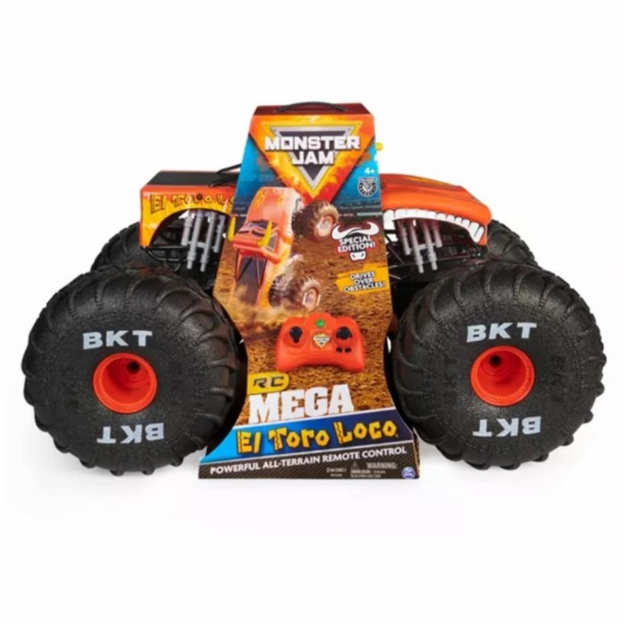 Jual Monster Jam MEGA El Toro Loco All-Terrain Remote Control 1:6 Scale ...
