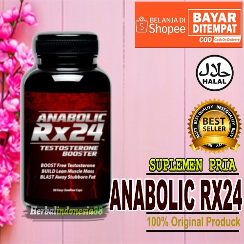 Jual 100% ASLI ASLI Anabolic Rx 24 - Anabolic Rx 24 Herbal Testosteron ...