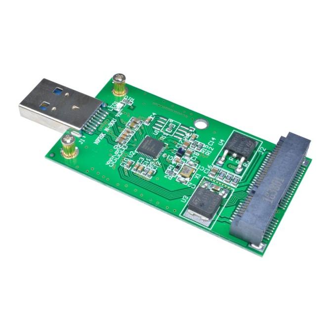 Jual Adapter Converter USB 3.0 to Mini PCIe mSATA SSD External | Shopee ...