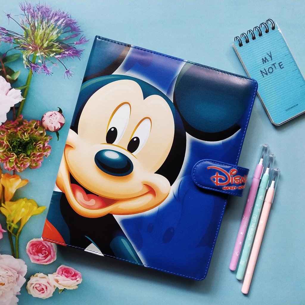 Jual BINDER PRINTING MOTIF MICKEY MOUSE A5 (20RING) DAN B5 (26RING ...