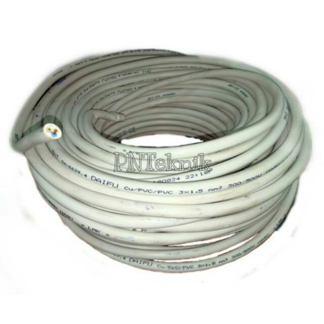 Jual Kabel Listrik Kawat Tembaga Isi 3 Tebal 1,5mm | Shopee Indonesia