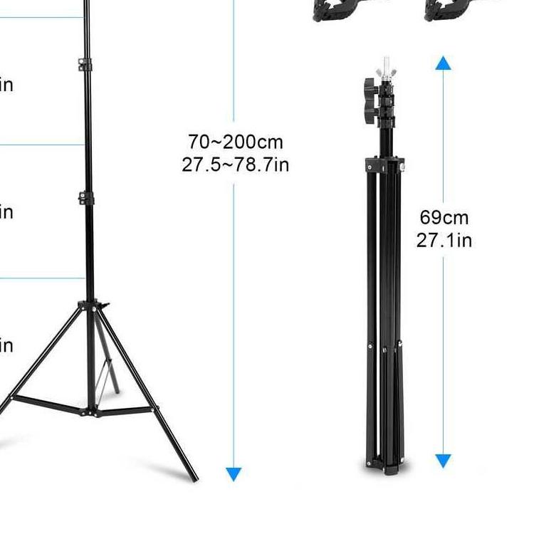 Jual Stand Background Green Screen Backdrop Studio Fotografi T-Shape 4 ...