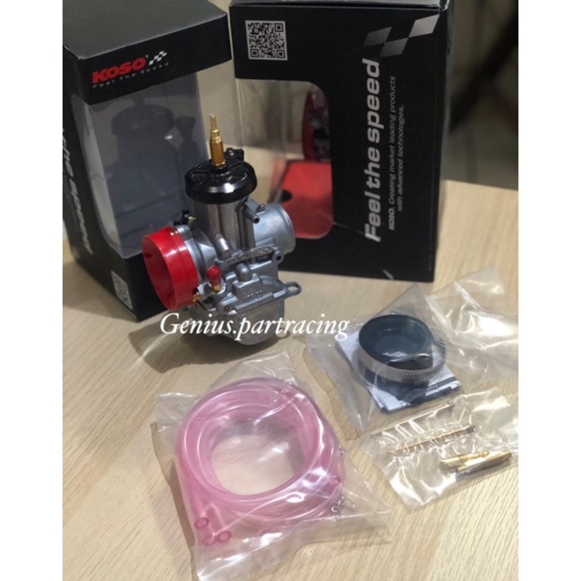 Jual KARBURATOR / CARBURATOR KOSO PWK 28MM /4T( UNIVERSAL) | Shopee Indonesia