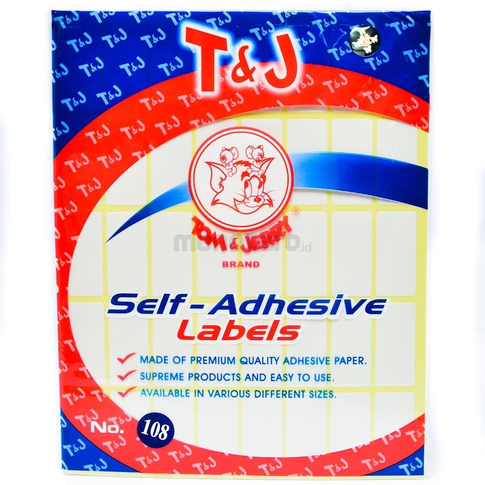 Jual Tom and Jerry Label Paper No. 108 kertas label harga 1 kantong ...