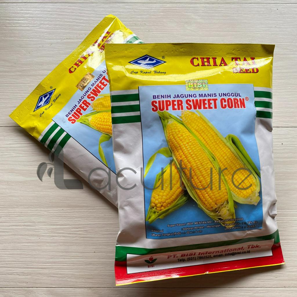 Jual Benih Jagung Manis SUPER SWEET CORN Isi 250 gram Cap Kapal Terbang | Shopee Indonesia