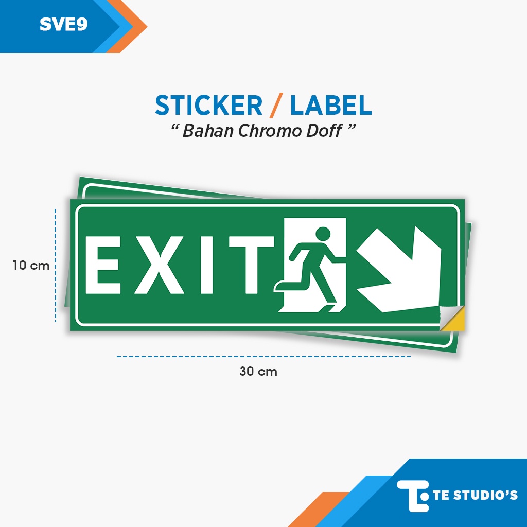Jual Stiker Jalur Evakuasi Sticker Exit Rambu Tanda Sign Titik Kumpul ...