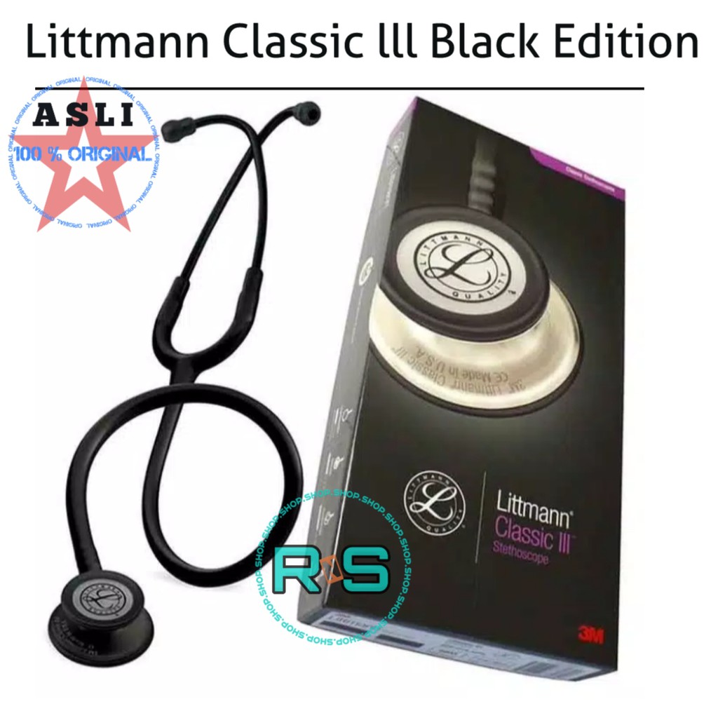 Jual 3M Littmann Stetoscope Classic lll Stetoskop 3M Black Edition ...
