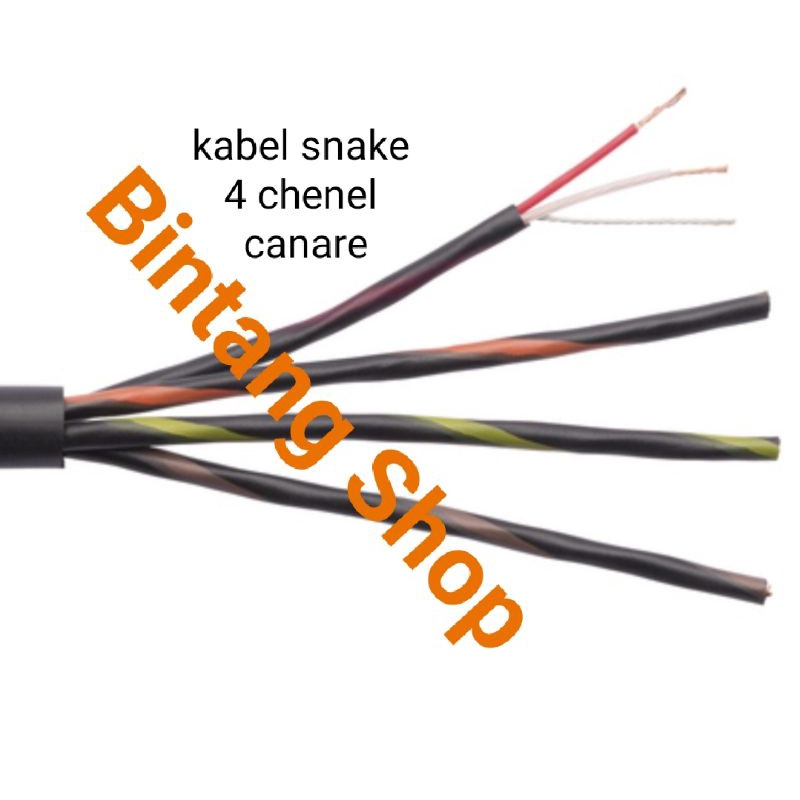 Jual Snake Cable 4 chenel CANARE ORIGINAL MR 202-4at Meteran | Shopee ...