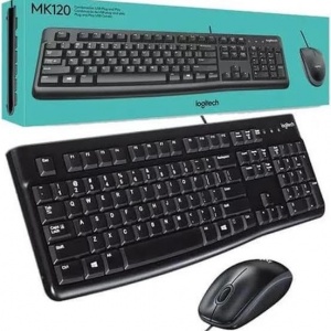 Jual Keyboard Mouse Logitech MK120 (USB) | Shopee Indonesia