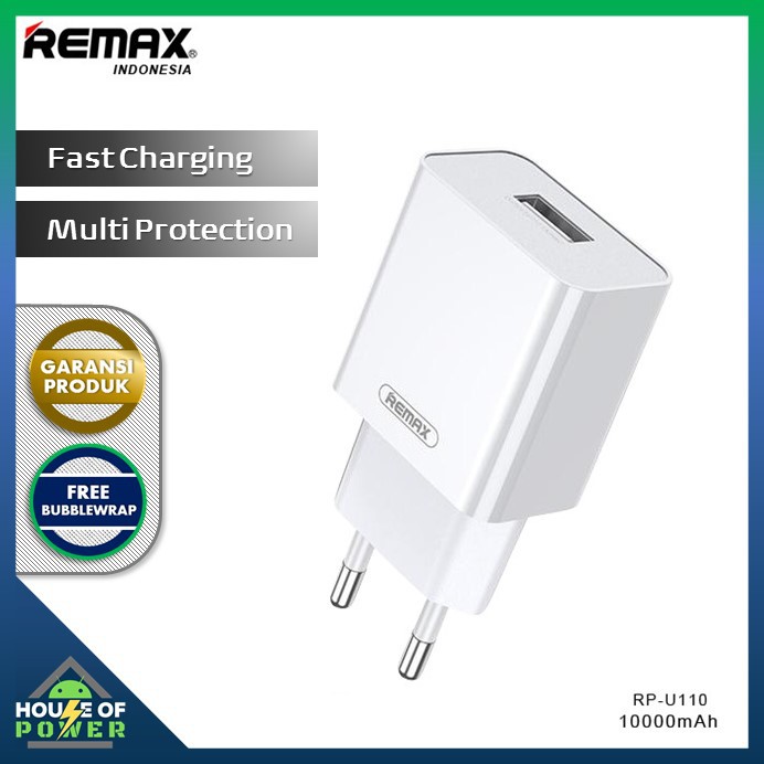 Jual REMAX CHARGER ADAPTOR ELVES WHITE (RP-U110) | Shopee Indonesia