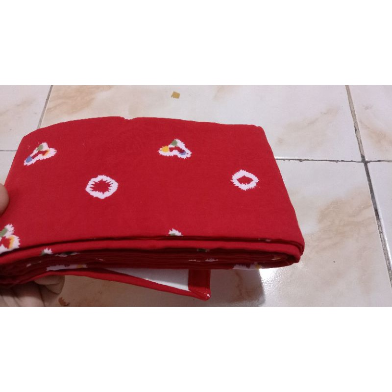 Jual Lontong/sabuk/stagen jumputan merah | Shopee Indonesia