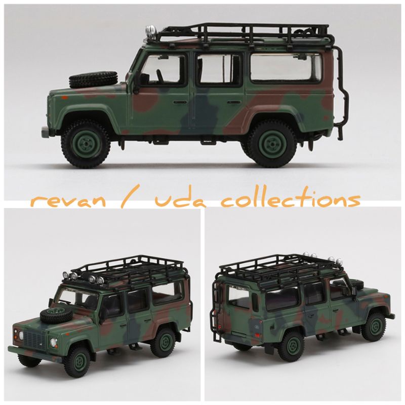 Jual MiniGT Mini GT 237 Land Rover Defender 110 Military Camouflage ...