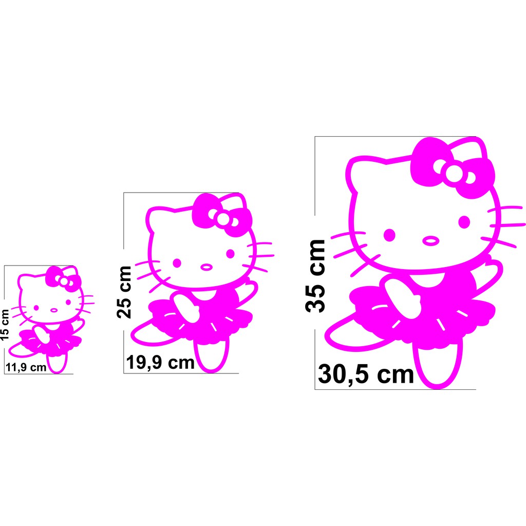 Jual stiker cutting mobil & motor hello kitty | Shopee Indonesia