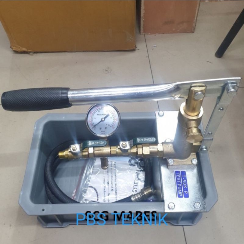 Jual Alat tes tekanan pipa air 50KG Test pump Manual T-50 OPT Taiwan 50 ...