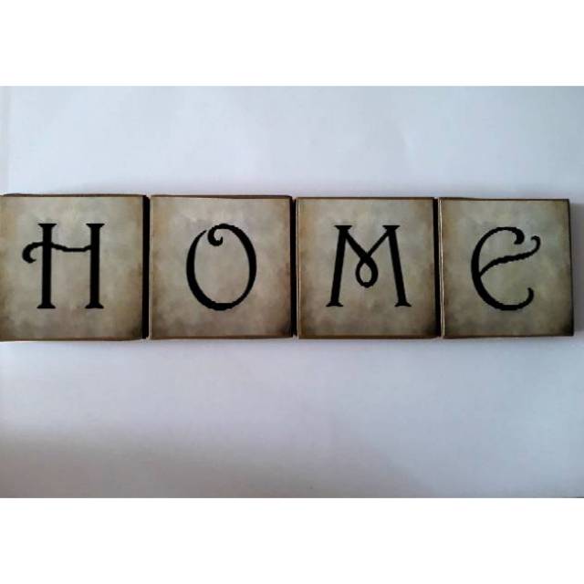 Jual Huruf Scrabble Besar 1 Set. Tema HOME. | Shopee Indonesia