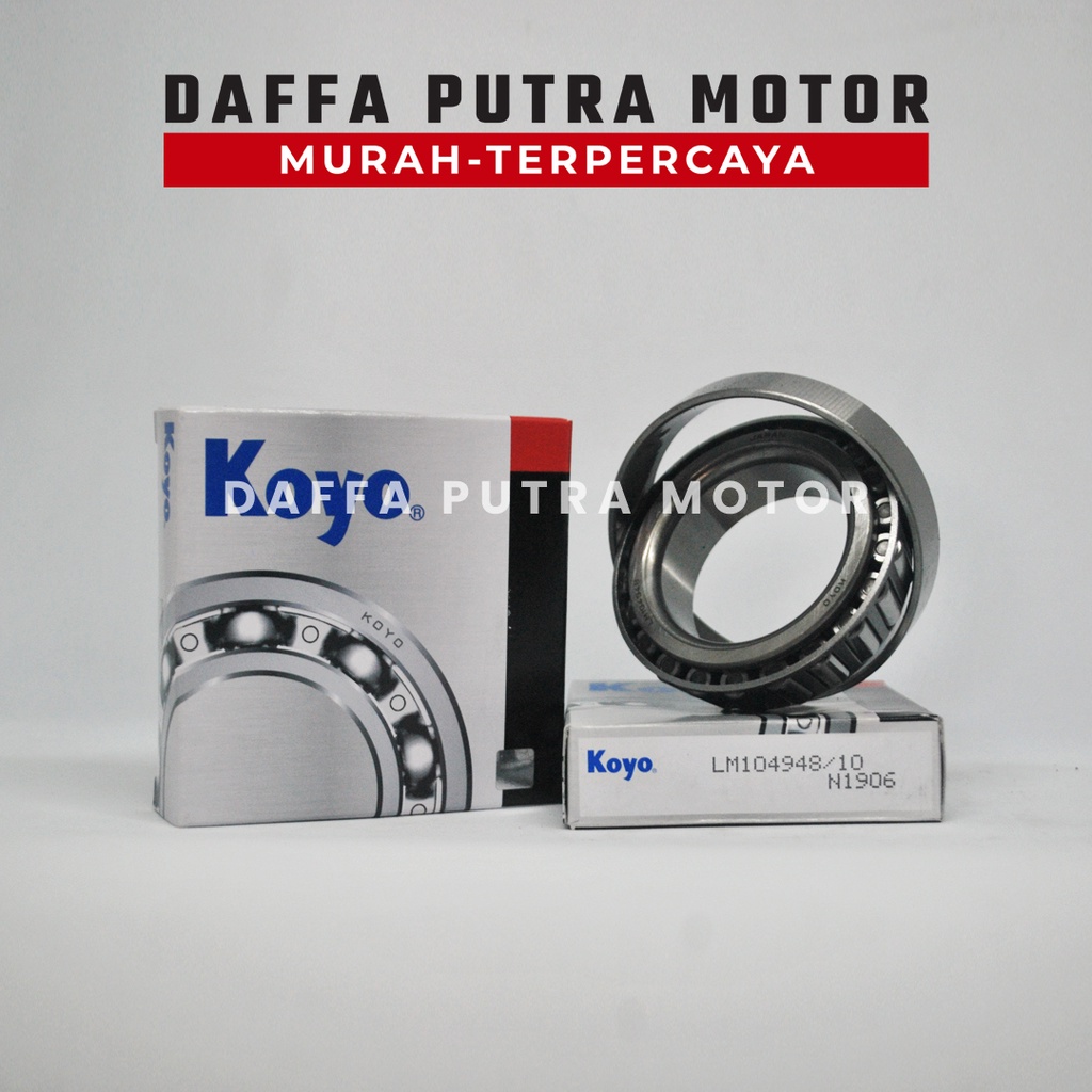 Jual BEARING LAKER RODA DEPAN DALAM HARDTOP 2F LM104948/10 KOYO JAPAN ...