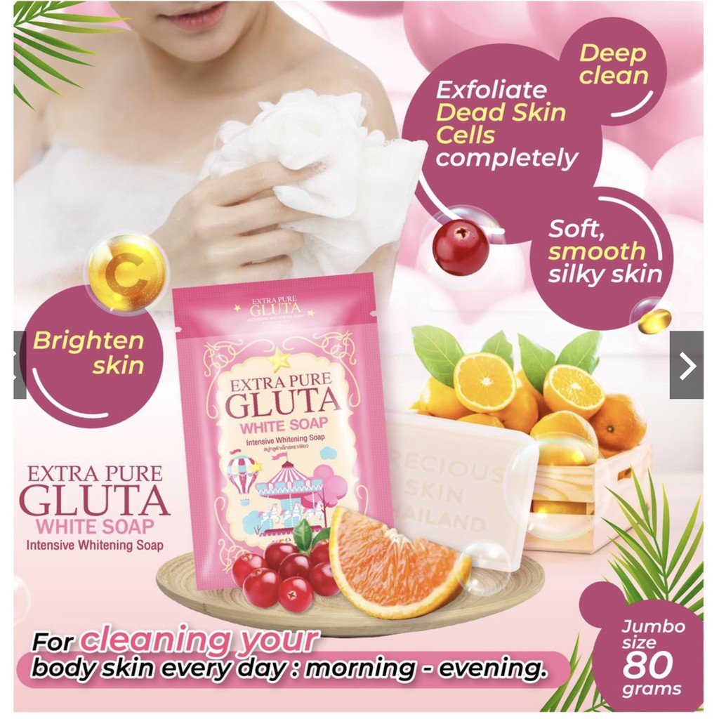 Jual Precious Skin Extra Pure Gluta Whitening Body & Face Soap / Sabun ...