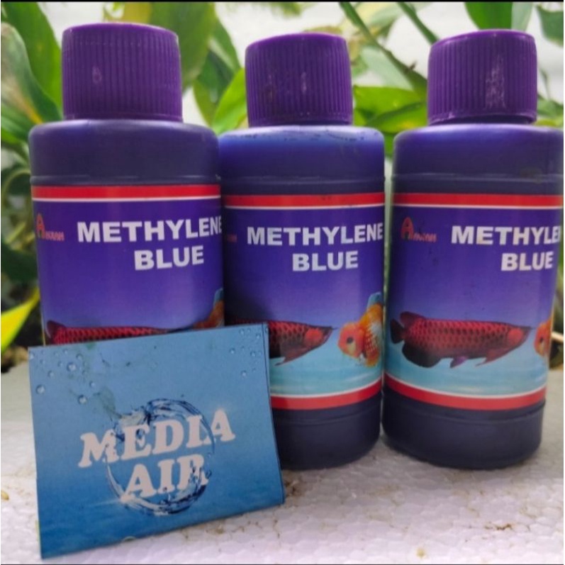 Jual obat biru methylene blue obat ikan hias 100ml | Shopee Indonesia