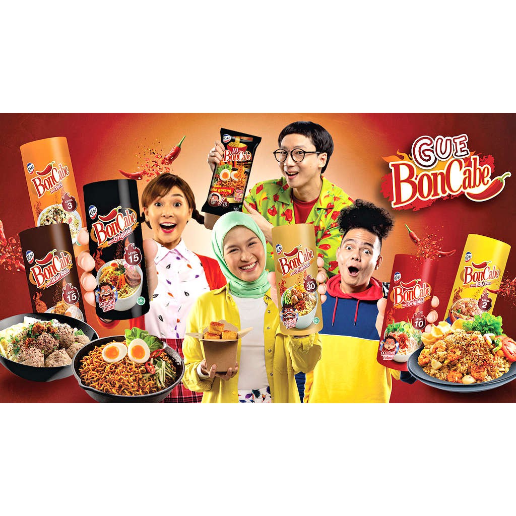 Jual Bon Cabe Level 10 15 30 50 Rasa Original | Kobe | Sambal Tabur ...