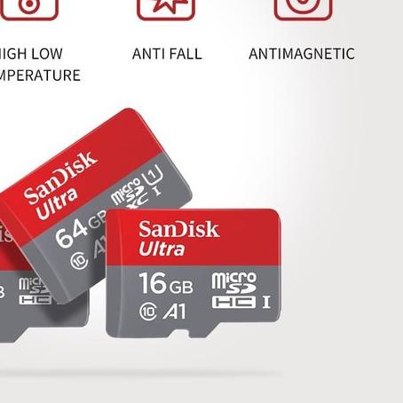 Jual Micro SD 32/64/128/256GB Kartu Memori 100MB/S Ultra Class 10 ...
