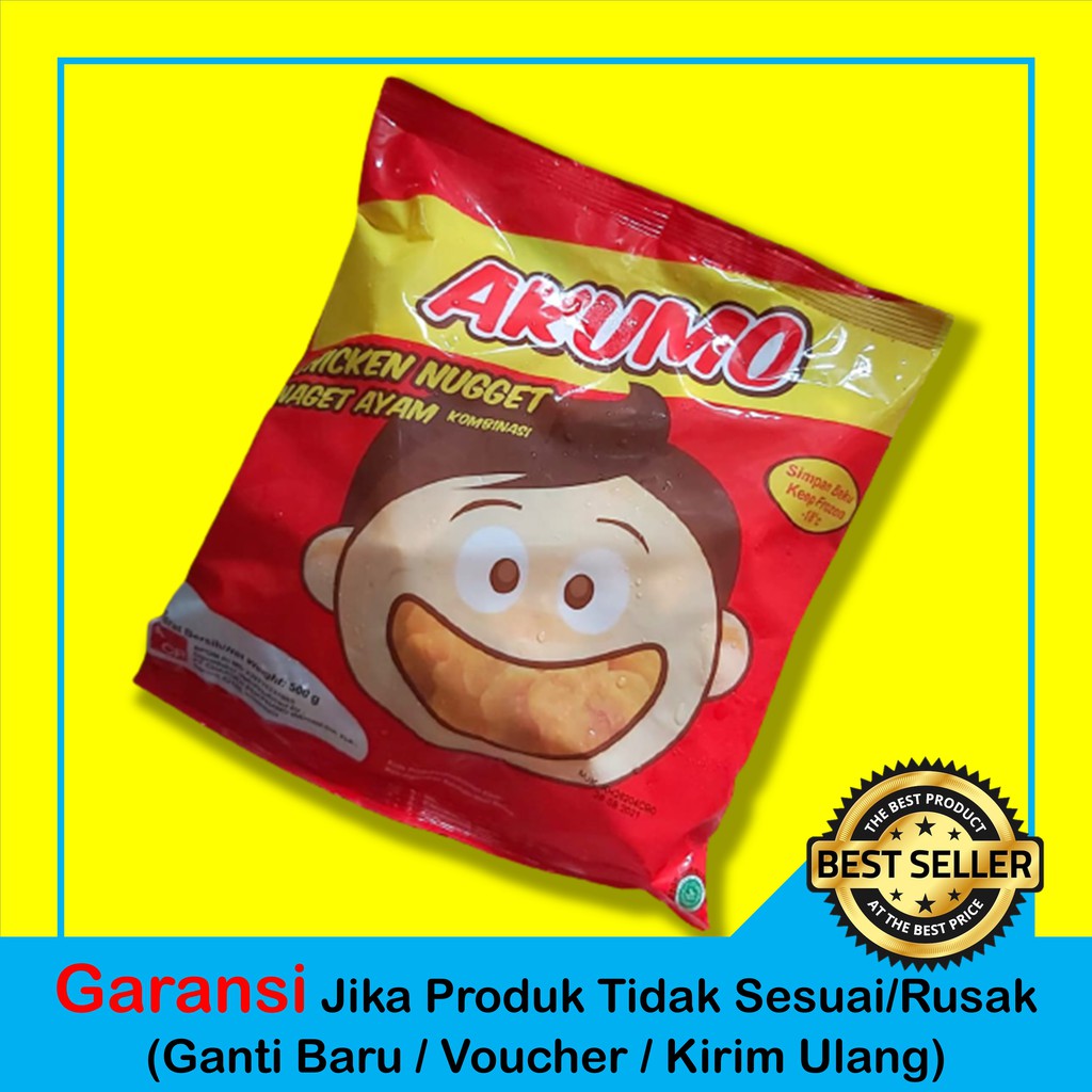 Jual AKUMO CHICKEN NUGGET | NUGGET AYAM AKUMO 500 Gram | Shopee Indonesia