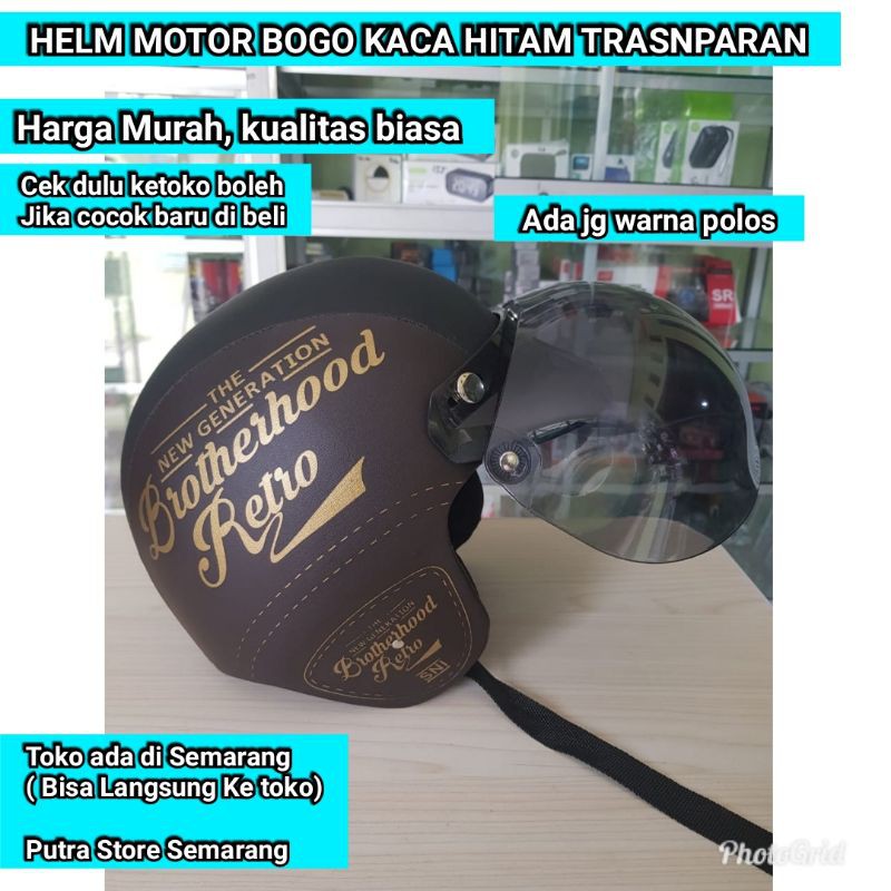 Jual Helm Bogo Helm Motor Helm Sepeda Motor Model Unik | Shopee Indonesia