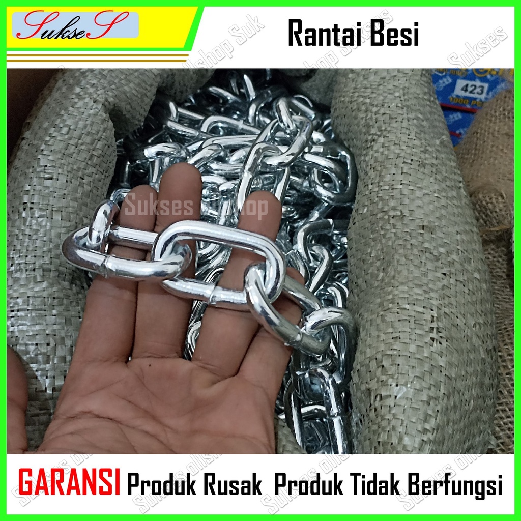Jual Rantai Kapal 5/16 7mm / Rantai Besi Besar 7mm / Rantai Besi ...