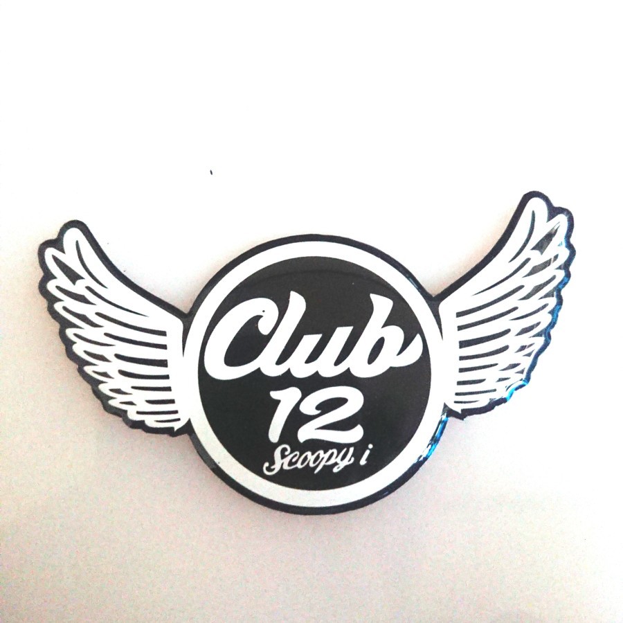 Jual Stiker emblem 3D Club 12 Honda Scoopy i Thailand new | Shopee ...