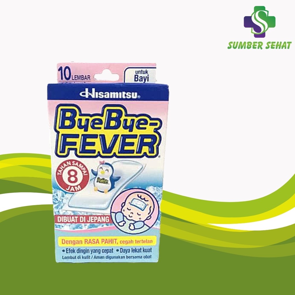 Jual BYE BYE FEVER BABY BOX 10 LEMBAR | Shopee Indonesia