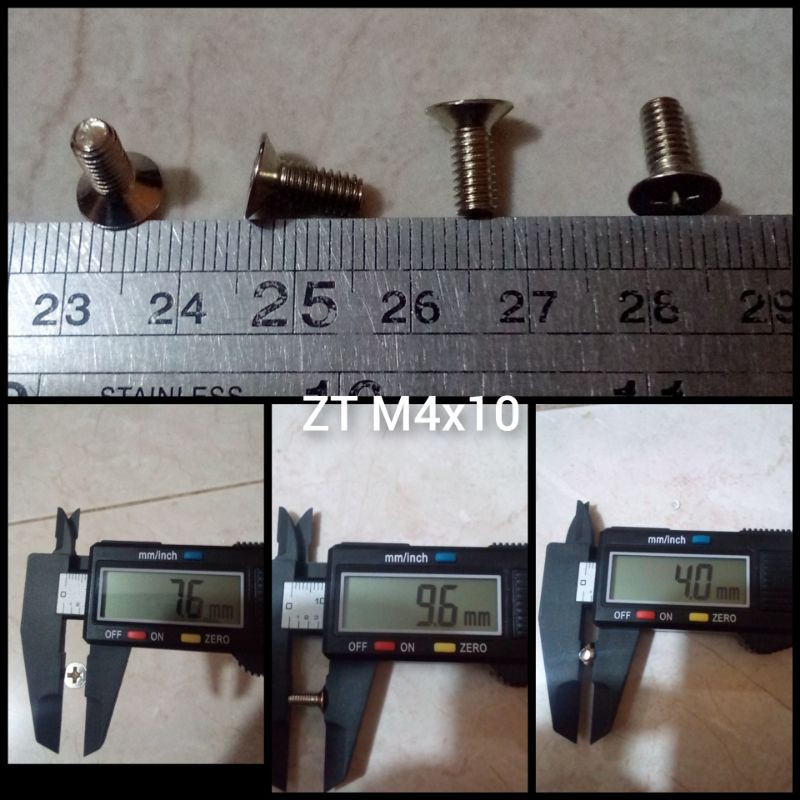 Jual BAUT SEKRUP SCREW KOMPUTER PC ELEKTRONIK UNIVERSAL UKURAN M4x10 ...