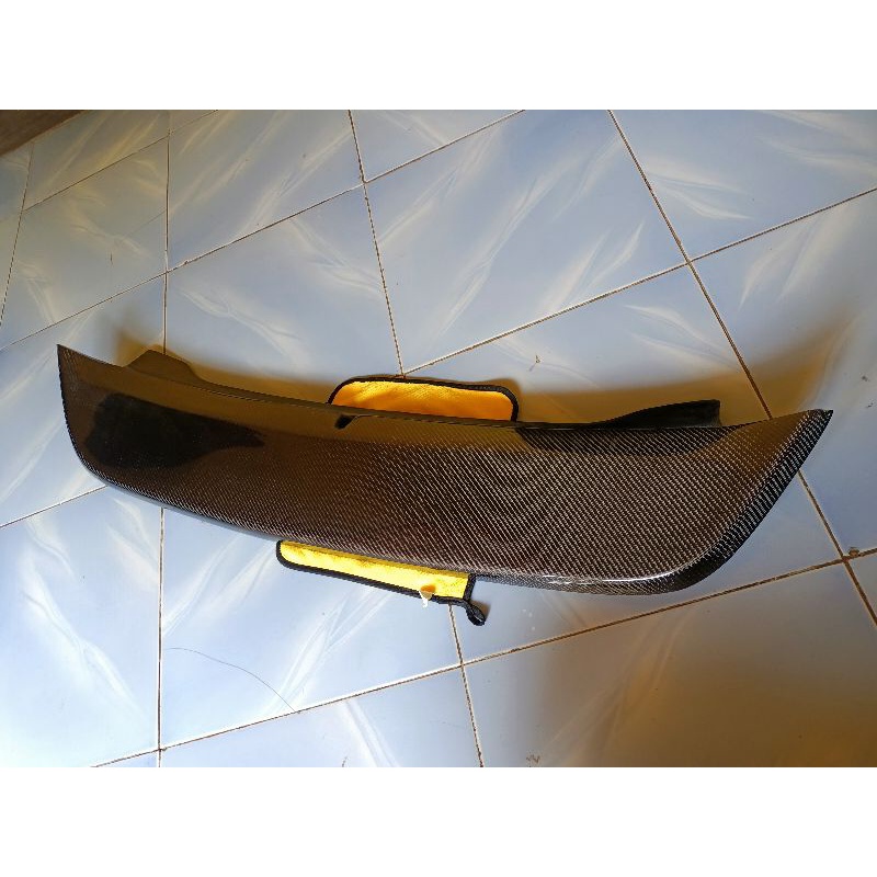 Jual spoiler spoon jazz ge8 carbon fiber / carbon kevlar spoiler spoon ...