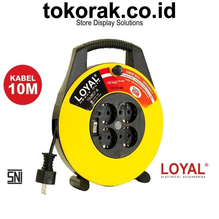 Jual KABEL ROLL HEAVY DUTY SK 10M LY-120 COLOKAN BOX LOYAL STOP KONTAK ...