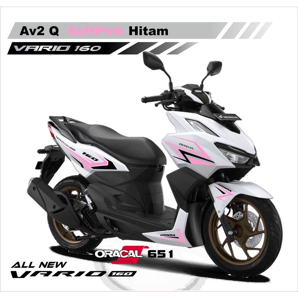 Jual STIKER VARIO 160 NEW CUTTING STICKER VARIO 160 PUTIH | Shopee ...