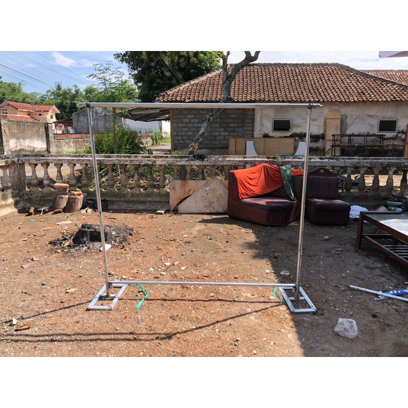 Jual Tiang Besi Backdrop, Tiang Gawangan Dekorasi Super kuat | Shopee ...