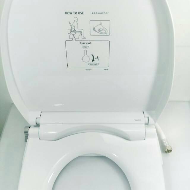 Jual Tutup Closet Duduk Toto TCW07S Eco Washer Soft Closing Tutup ...