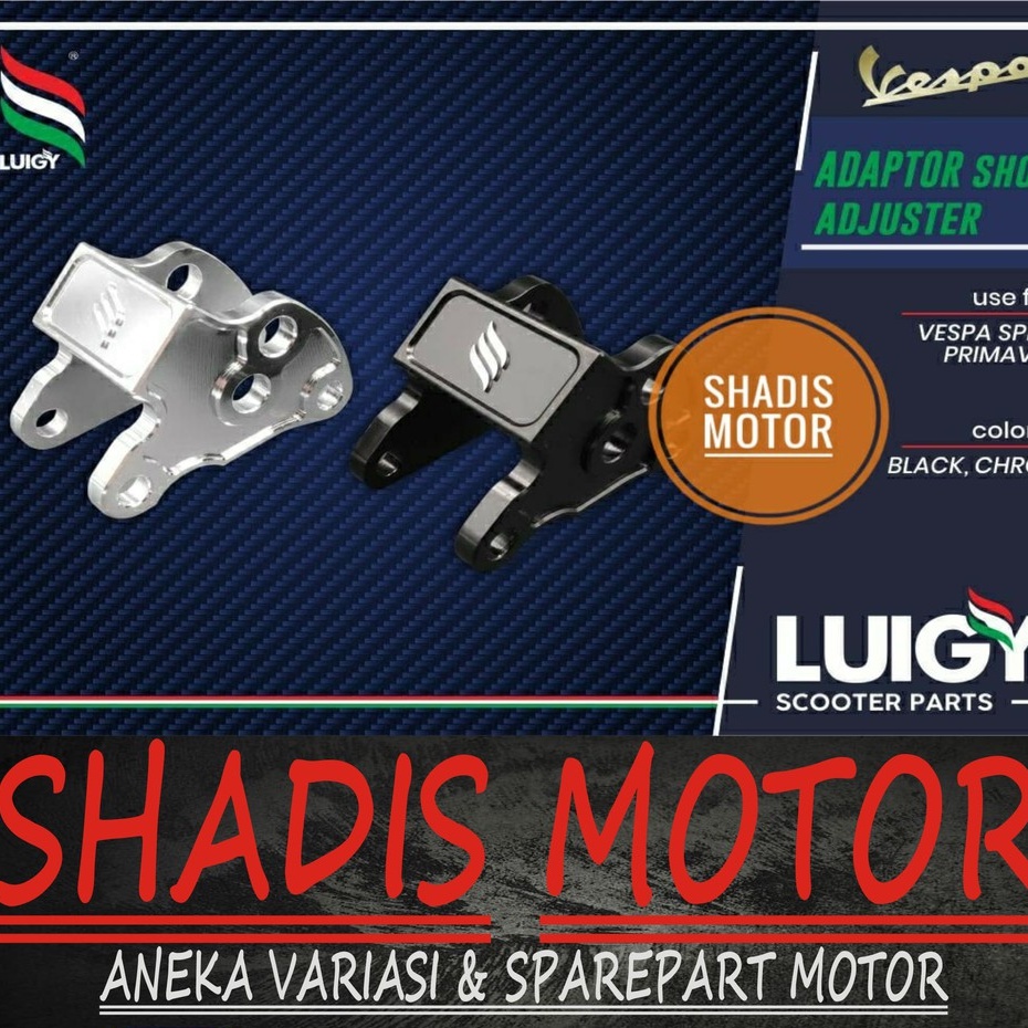 Jual Pangkon Skok Motor Merk Luigy Motor Vespa Adapter Shock Adjuster ...