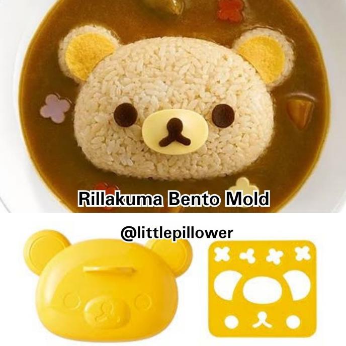 Jual Bento Rice Mold Rillakuma/Cetakan Nasi Bento Bear/Bread Mold ...