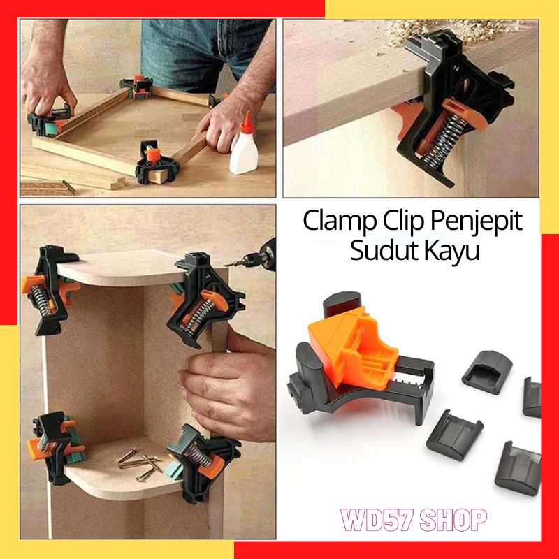 Jual Alat Klem Clip Penjepit Sudut Siku Clamp Kayu Fram Foto Box 90 ...