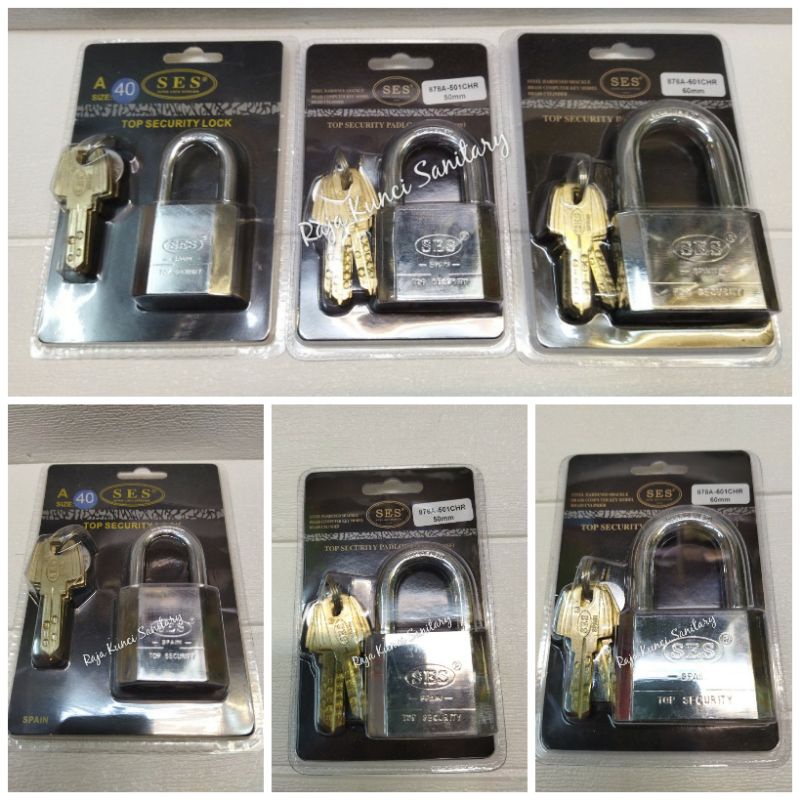 Jual Gembok SES 40/50/60/mm/Gembok Pagar SES/Gembok Gerbang SES ...