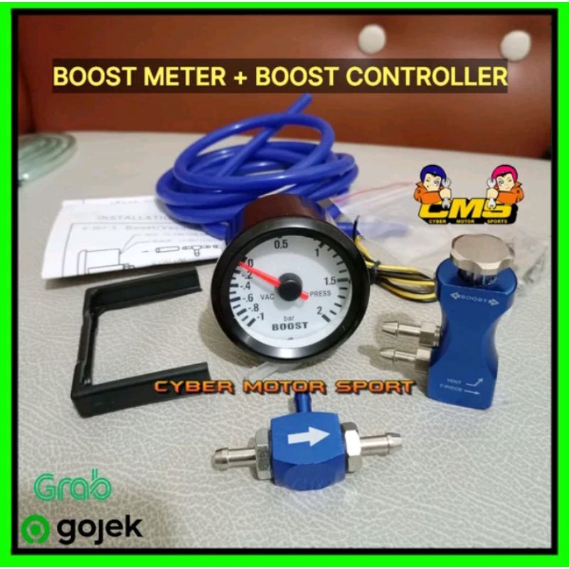 Jual Turbo boost meter plus kontroller . indikator boost turbo dan ...