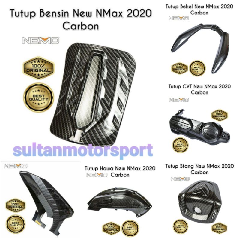 Jual NEMO CARBON NEW NMAX 2020 2021 LENGKAP MERK NEMO 100% ASLI PLASTIK ...