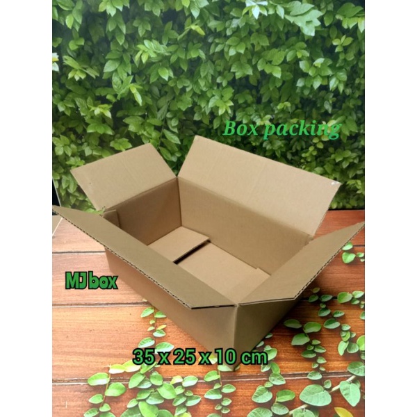 Jual kardus kotak uk.. 35x25x10 cm.. single wall,, box polos, solusi ...