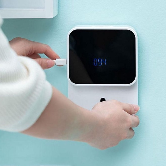 Jual 2in1 DISPENSER SABUN DAN THERMOMETER INFRARED OTOMATIS NON KONTAK ...