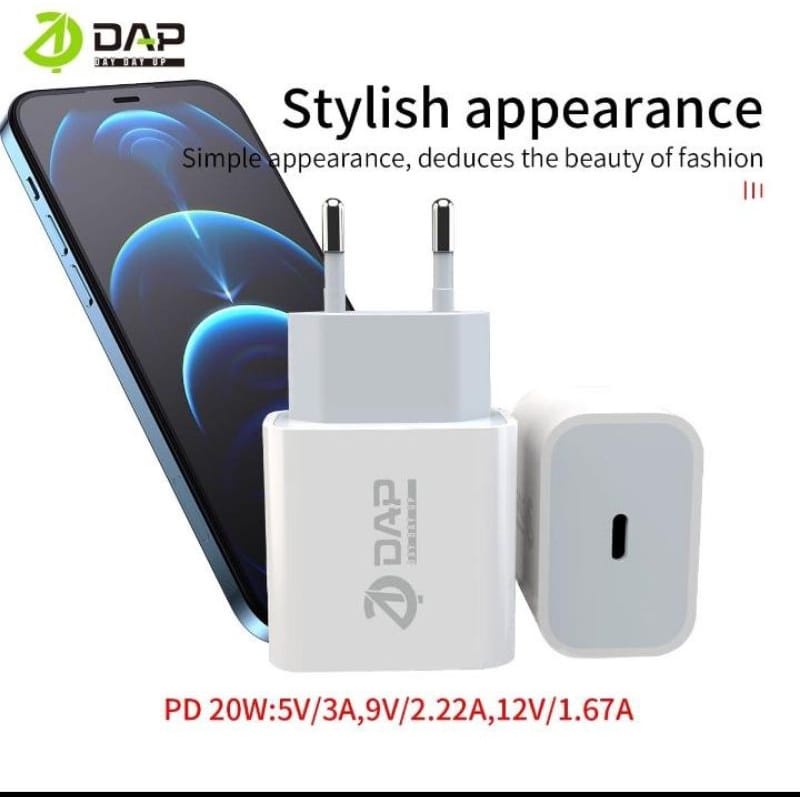 Jual YS Batok Charger DAP D-AP6 Colokan TYPE-C Kepala Casan DAP D-AP6 ...