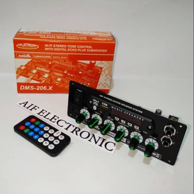 Jual Kit HI-FI Tone Control Digital Echo plus Subwoofer Mp3 Bluetooth ...