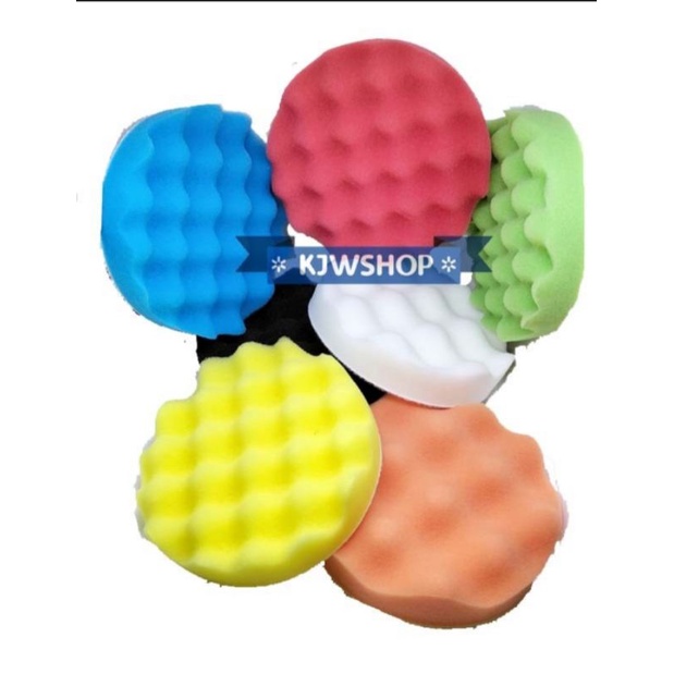 Jual Spon Poles 5" Busa Poles 5 Inch Wave Foam Velcro Pad 5 Inch Spon ...