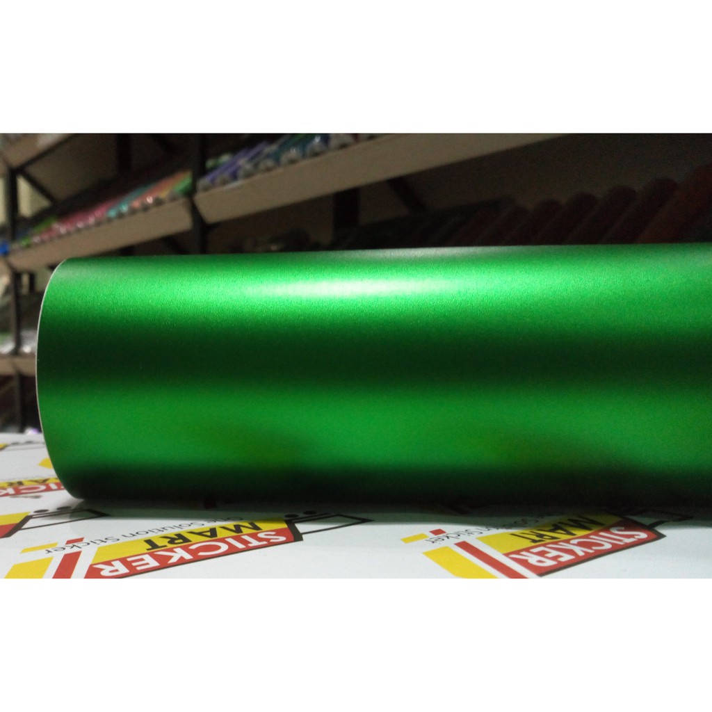 Jual Sticker Vinyl Motor Green Metallic Paint Matte Infinity | Shopee ...