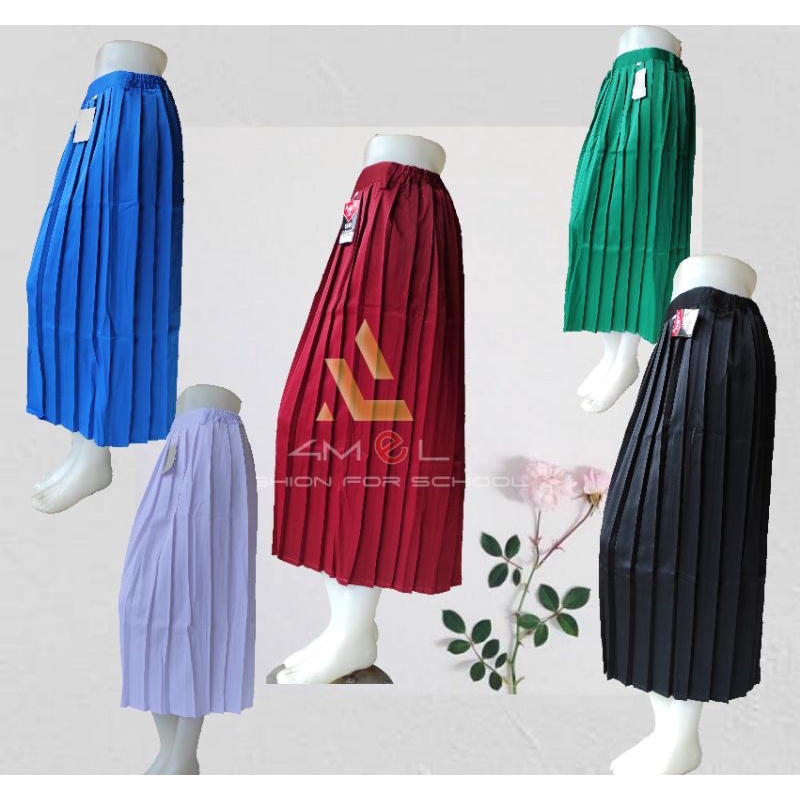 Jual Rok Panjang Rempel Full Seragam Sekolah Terbaik | Shopee Indonesia