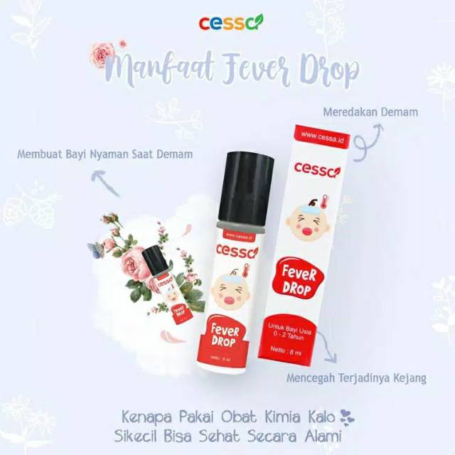 Jual Meredakan Demam Panas Bayi - Cessa Fever Drop (Natural Essential ...